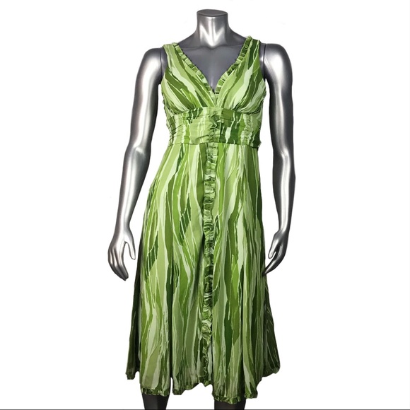 jonathan martin | Dresses | Jonathan Martin Long Green Dress Size 6 ...